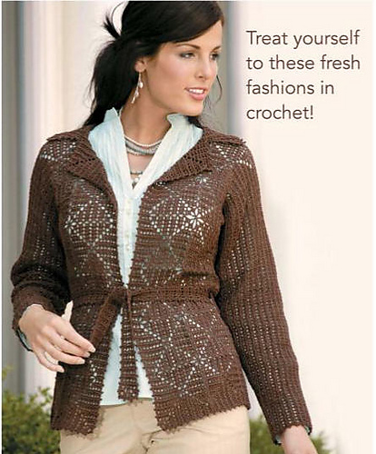 Ravelry: Belted Jacket pattern by Kathryn A. Clark
