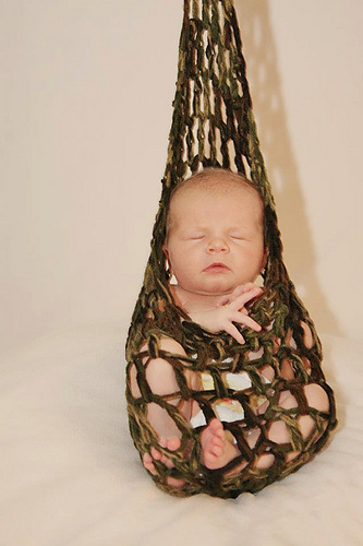 Ravelry: Stork Pouch Hanging Pod - Photography Prop pattern by Busy Mom ...