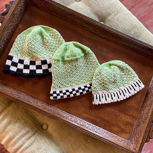 Ravelry: Trellis Garden Party Hat pattern by Sheila Pfeiffer