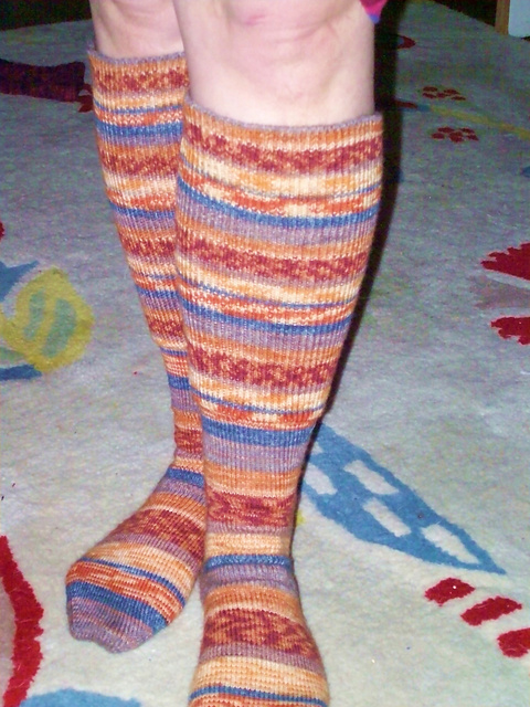 Ravelry: Easy Knee Socks pattern by Carrie Barraco
