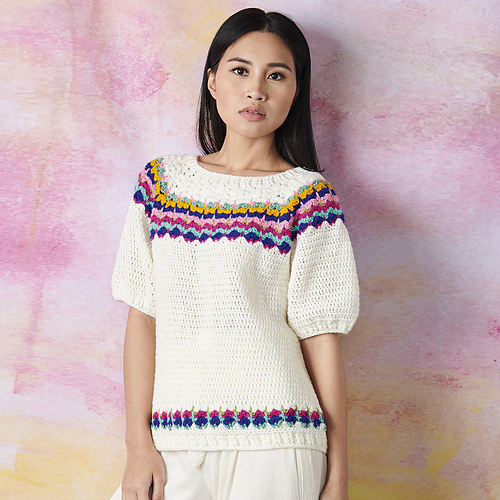 Ravelry: Spring Top pattern by Simone Francis