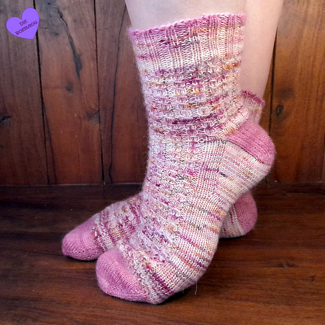 Ravelry: Cozy Faux Cable Socks pattern by Mariette Potgieter