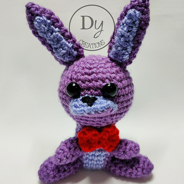 Ravelry: FNAF Bonnie pattern by Emma Briney