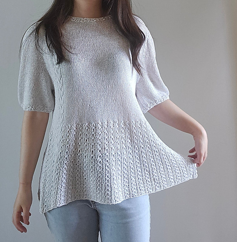 Ravelry: Sila Blouse pattern by Sedna Yang