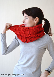 Ravelry: Dina-style's Cowl Purple