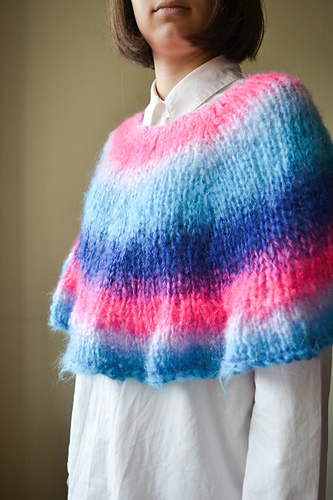 Ravelry: Stranger Yoke Poncho pattern by Dina Rashevska