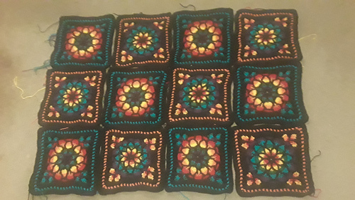 Ravelry: DinahTook's Stained Glass Window Afghan