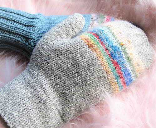 Ravelry: Magpie Mittens pattern by Debbie Ford