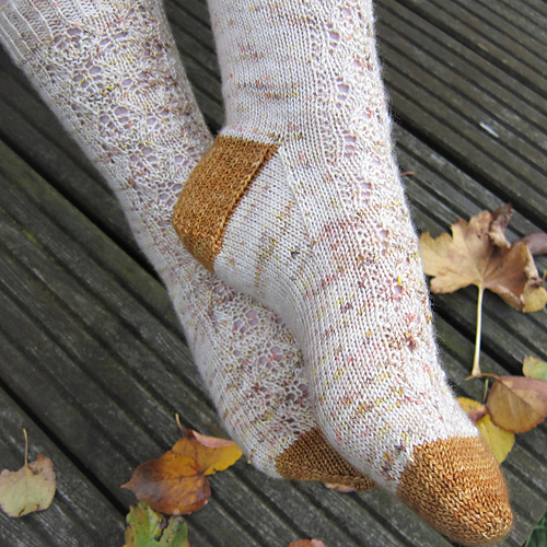 Ravelry: Gilded Socks pattern by Debbie Ford