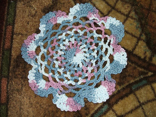 Ravelry: Lacy Petals Dishcloth pattern by April Moreland