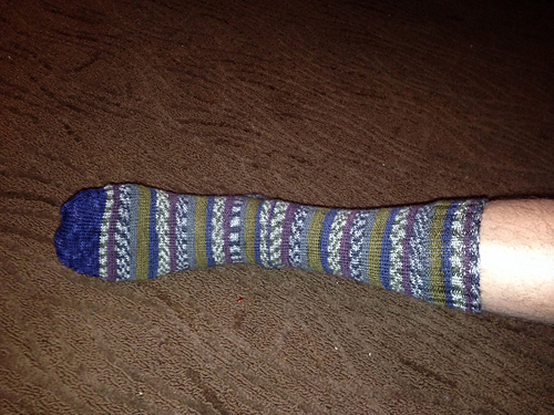 Ravelry: Easy Magic Loop Sock pattern by Courtney Aten