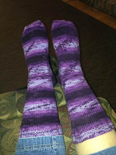 Ravelry: Easy Magic Loop Sock pattern by Courtney Aten
