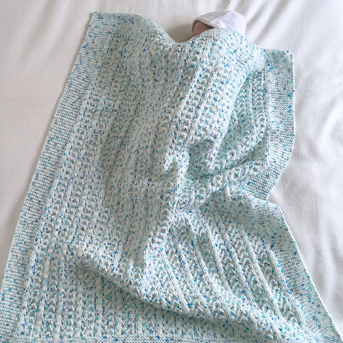 Ravelry: Linear Baby Blanket pattern by LJM Designs