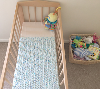 Ravelry: Linear Baby Blanket pattern by LJM Designs