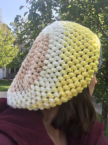 Ravelry: Autumn Puffs Slouchy pattern by Jinty Lyons