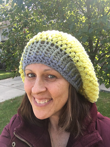 Ravelry: Autumn Puffs Slouchy pattern by Jinty Lyons
