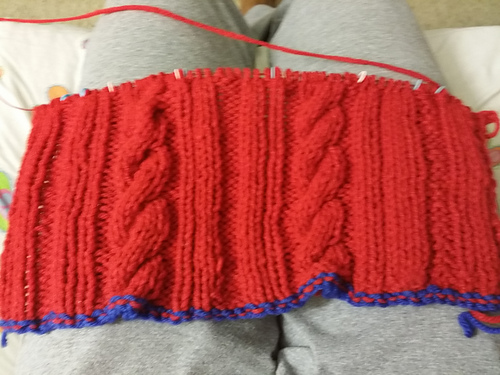 Ravelry: Adonna's Cabled Infinity Scarf pattern by Anita Johnson of EsBest