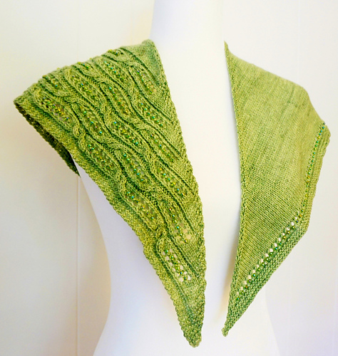 Ravelry: Crystal Twist Shawl pattern by Emily Wood