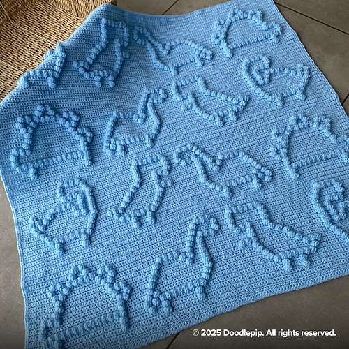 Ravelry: Bobble Dinosaur pattern by Angela Louise Wood