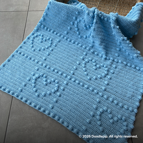 Ravelry: Love Heart Crochet Blanket pattern by Angela Louise Wood