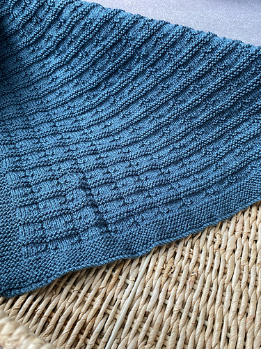 Ravelry: Cross Garter Blanket pattern by Angela Louise Wood