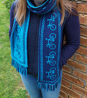 Ravelry: Double Knitted Bike Scarf pattern by DopeyDoubleKnits