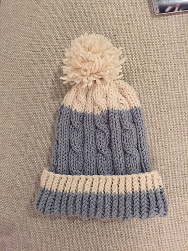 Ravelry: Cabled Baby Hat pattern by marianna mel