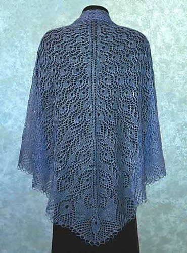 Ravelry: Peacock Feathers Shawl pattern by Dorothy Siemens