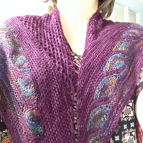 Ravelry: Peacock Shawl pattern by Iris Schreier