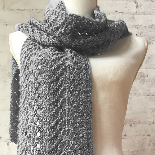 Ravelry: Old Shale Ripple Scarf pattern by The Perfect Purl Online