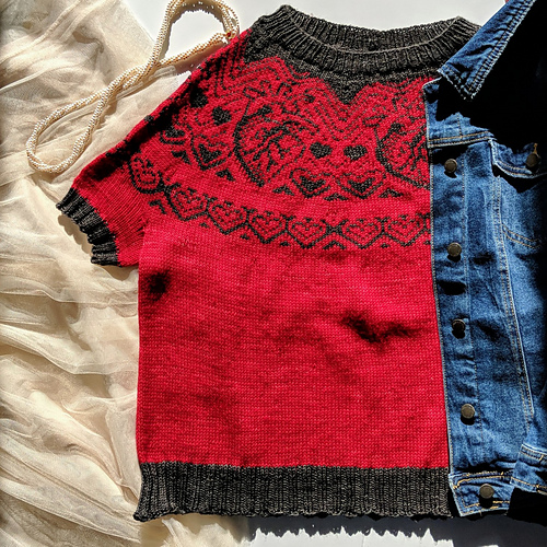 Ravelry: Beating Heart Tee pattern by Megan-Anne Llama