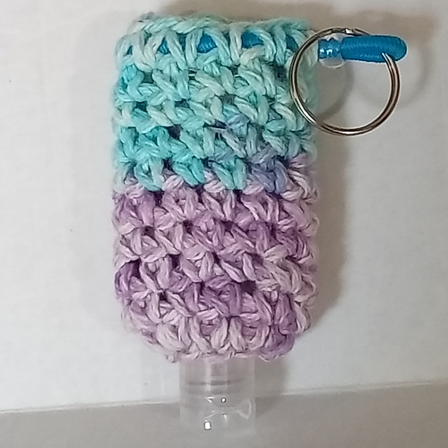 Ravelry: Keyring Travel Size Hand Sanitizer Holder pattern by Margaret ...