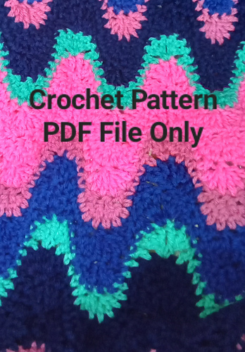 Ravelry: Wonderful Waves Exaggerated Ripple Afghan pattern by Margaret ...