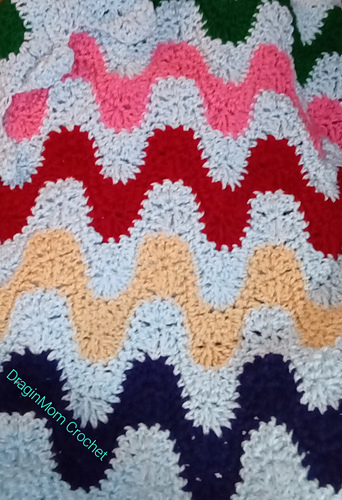 Ravelry: Wonderful Waves Exaggerated Ripple Afghan pattern by Margaret ...