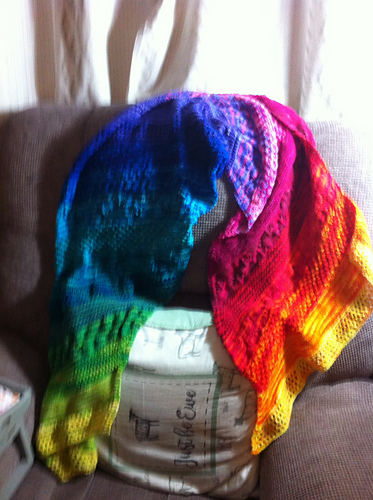 Ravelry: Advent MiniSkein Sampler Wrap pattern by Julie-Ann Amos