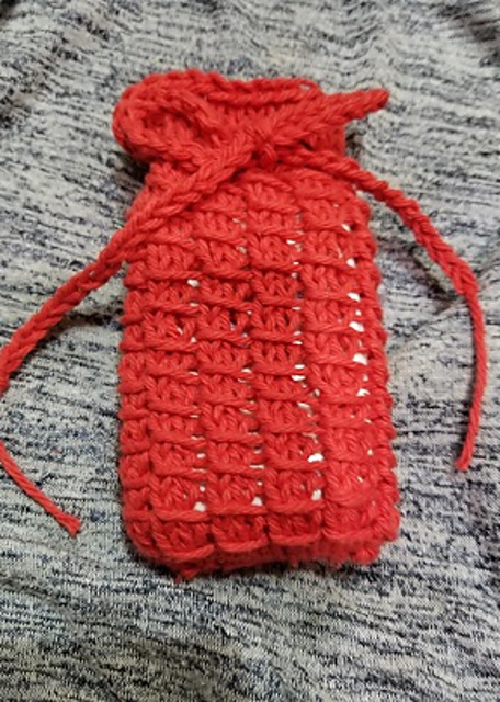Ravelry: SSS1 (Simple Soap Sack 1) pattern by Rachel Colabello