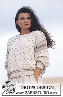 Ravelry: 13-21 Jumper with triangle pattern pattern by DROPS design