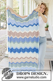 Ravelry: 256-13 Wind Wish Blanket pattern by DROPS design