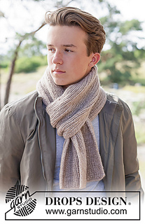 Ravelry: 260-28 Almond Whisper Scarf pattern by DROPS design