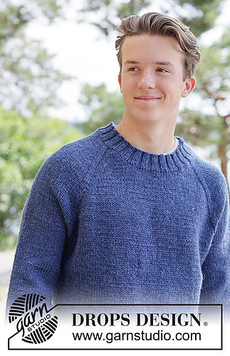 Ravelry: 260-18 Midnight Tide Sweater pattern by DROPS design