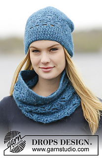 Ravelry: 164-32 Lakeside Set Neck Warmer pattern by DROPS design