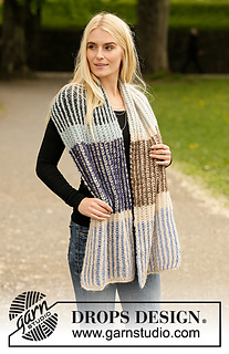 Ravelry: 204-40 Urban Autumn Scarf pattern by DROPS design