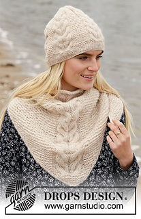 Ravelry: 204-49 a Prairie Winter Hat pattern by DROPS design