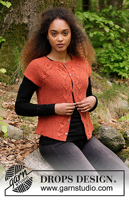 Ravelry: 179-31 Autumn Vines Top pattern by DROPS design