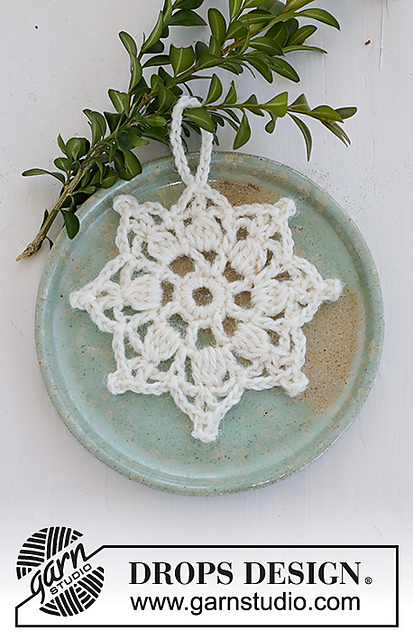 Ravelry: 0-1517 Sparkling Snow pattern by DROPS design