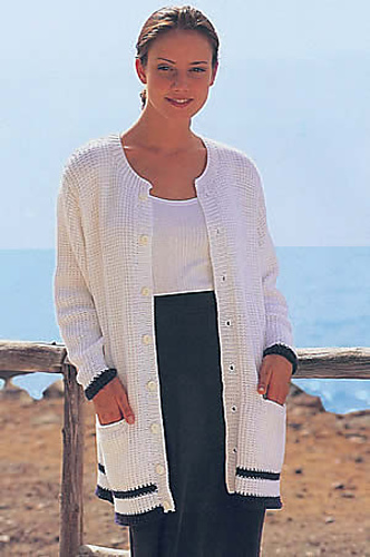 Ravelry: 50-21 Maritime Cardigan pattern by DROPS design