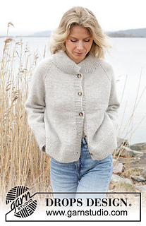 Ravelry: 245-8 Moon Mist Cardigan pattern by DROPS design