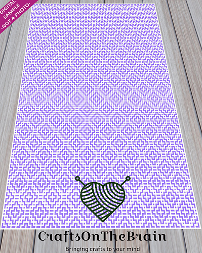 Ravelry: Mosaic Cross Rectangle Throw pattern by Tara Sensenbaugh