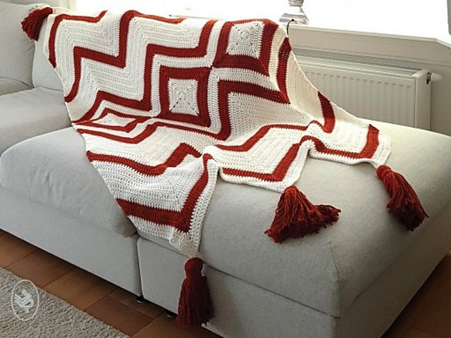 Ravelry: Aztec Afghan pattern by Durable Yarn