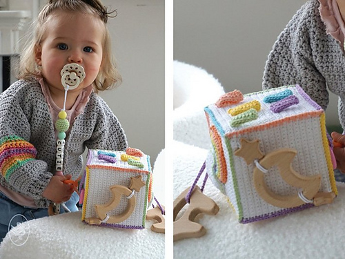 Ravelry: Activity cube pattern by Just Kimberley